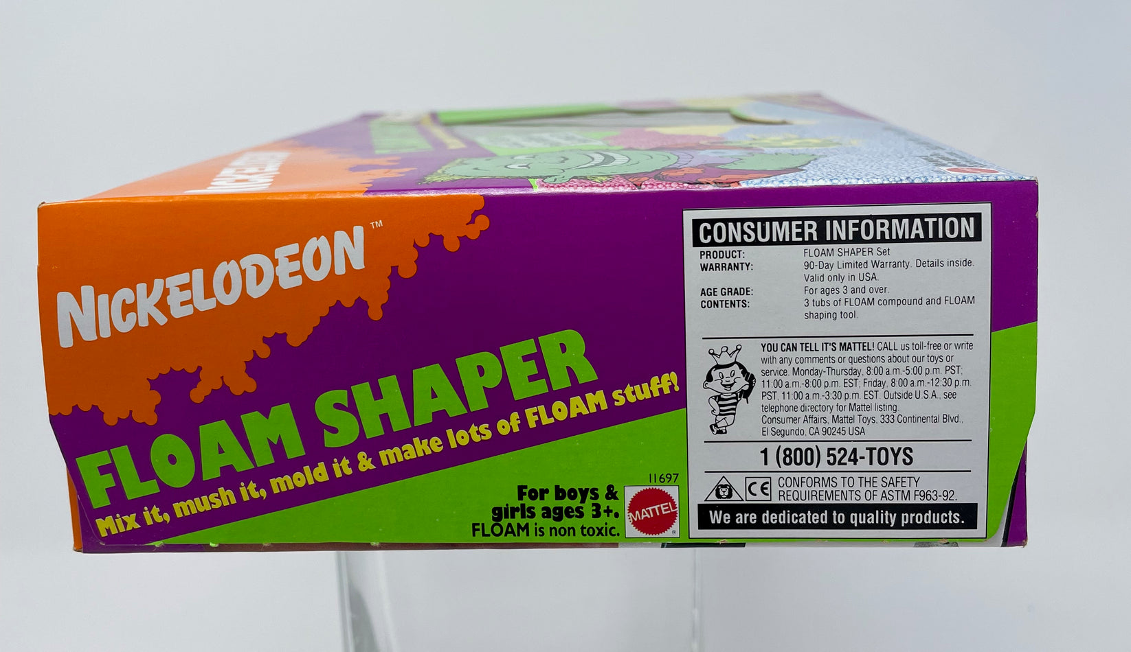 VINTAGE - NICKELODEON FLOAM SHAPER - FACTORY SEALED - 3 COLORS OF FLOA ...