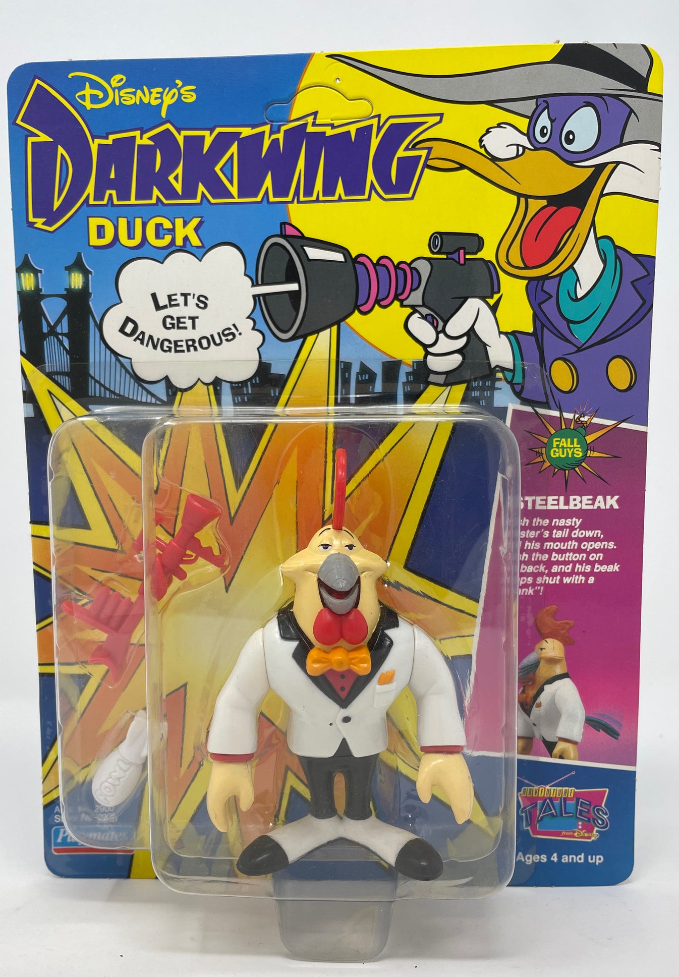 STEELBEAK FIGURE - UNPUNCHED - DISNEY'S DARKWING DUCK - 1991 PLAYMATES ...