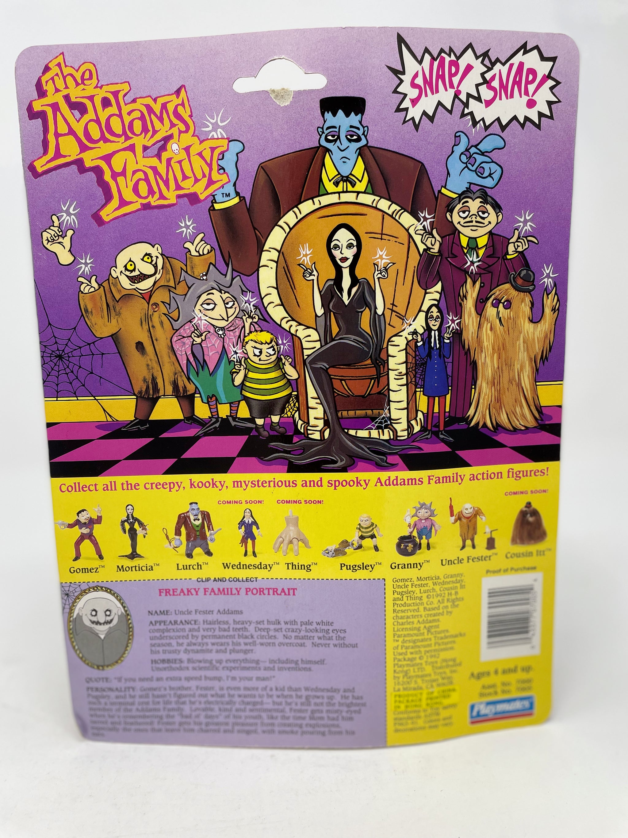 UNCLE FESTER - THE ADDAMS FAMILY - 1992 PLAYMATES – Mr. Joe’s Really ...